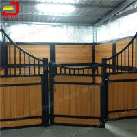 China Indoor Modular Safety Free Standing Horse Stalls With Bamboo Wood for sale