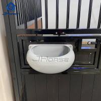 China Customizable Bamboo And Wood Filling Barn Stall Fronts Waterproof Horse Stable Front Panel With Feeder for sale