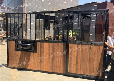 China Jinghua customize a sliding bamboo door horse stable stall fronts for sale