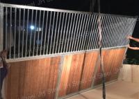 China Design Prefab Steel Horse Stall Panels Middle Walls Infill Bamboo Wood for sale