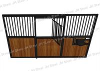 China Portable Horse Stable Panel with Front Door in Galvinised Inside and Out for sale