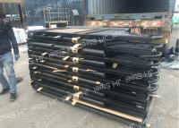 China Black Style European Horse Stalls Fronts Panel Steel Pipe Material for sale