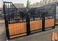 China Sliding Door Longlife Horse Stable Front Panel With Plastic Kick Panels for sale