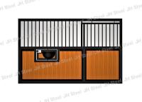 China Luxury Prefab Portable Use Bamboo Horse Stable Stall Front Panel Door for sale