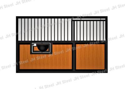 China Luxury Prefab Portable Use Bamboo Horse Stable Stall Front Panel Door for sale