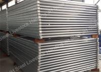 China Glavanized Steel 12ft Oval Bar Cattle Yard Panels for sale