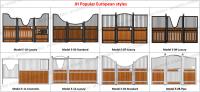 China Prefab Pre Built Horse Stall Stable 3M Posh Prefabricated Steel Structure for sale