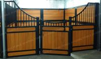 China hot dipped galvanized horse barn stall Temporary Horse stable box without roof for sale