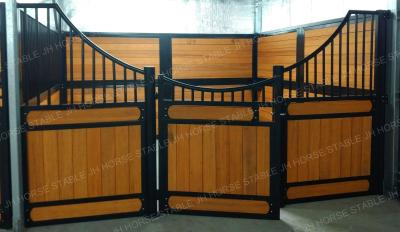China hot dipped galvanized horse barn stall Temporary Horse stable box without roof for sale