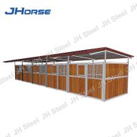 China Portable Horse Stable Box Front Door Prefabricated Building Material for sale