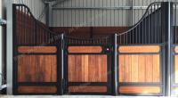 China 12ft X 12ft Bamboo Wooden Luxury Horse Stables Swing Door Design for sale