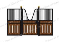 China Powder Coated Pine Solid Board 3.6m Horse Stall Front for sale