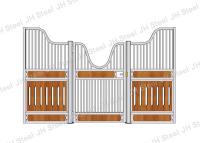 China 2.2m Height 3.0m Length Hot Galvanized Horse Stable Fronts for sale