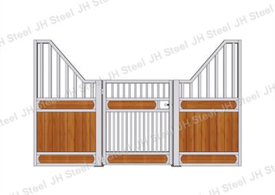 China 2.2m Height 3.0m Length Hot Galvanized Horse Stable Fronts for sale