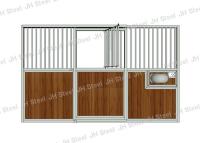 China Premade Galvanized Solid Sliding Door European Horse Stalls for sale