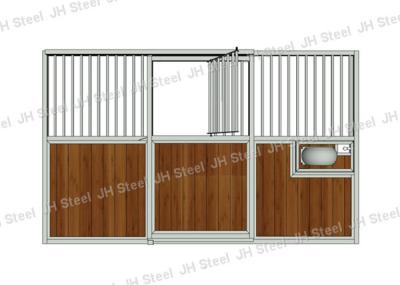 China Premade Galvanized Solid Sliding Door European Horse Stalls for sale