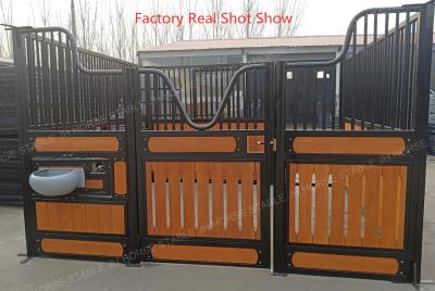 China Swing Door Kit Bamboo Slat European Horse Stalls for sale