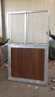 China Wooden Swing Door Hot Dipped Galvanized Luxury Horse Stables for sale
