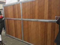 China Wood Board Powder Coating Horse Stable Panels for sale