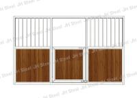 China Hot Dipped Galvanized Wooden Sliding Door Horse Stable Box for sale