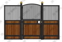 China Bamboo Front 2.2m Height Horse Stall Panels for sale
