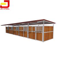 China Standard Size 12*12ft Front And Side Panel European Horse Stalls for sale
