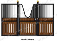 China Dividers Fronts HDG 50x50 European Horse Stables for sale
