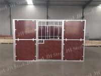 China Light Duty Plywood Infill Horse Stall Panels Powder Coating Frame for sale