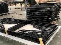China Black Powder Coated Galvanised Horse Stable Box for sale