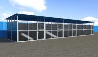 China Prefabricated Steel Structure Portable 10ft 12ft Stall Panels for sale