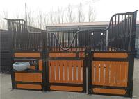 China European Type Metal Structure Horse Stable Fronts Bottom Bamboo Infill for sale