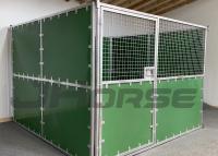 China Portable Hdpe Board Infill Horse Stable Box Lighter Weight Outdoor Customized Color for sale