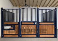 China 12 Ft Panel Length High Heat Treated Horse Stable Stalls Bamboo Wood Infill for sale