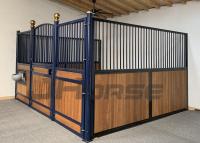 China 12 Ft Panel Length High Heat Treated Horse Stable Stalls Bamboo Wood Infill for sale
