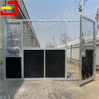 China Hdpe Material Temporary Horse Stables Metal Galvanized Frame Movable 14ft for sale