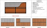 China Metal Material Luxury Hdg Portable Horse Stalls Safety Galvanized Heavy Duty for sale
