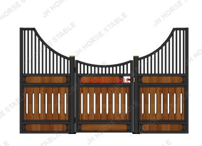 China 14ft*14ft European Horse Stalls 38mm Bamboo Metal Material Galvanised for sale
