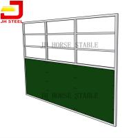 China Temporary Movable Horse Stable Boxes Infill Hdpe Customized Color for sale