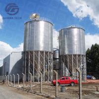 China 30 To 8000ton Silo Grain Feed Storage Tank Poultry Feed Mill Equipment Use for sale