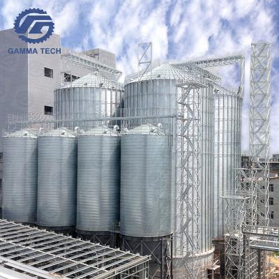 China 30 To 8000ton Silo Grain Feed Storage Tank Poultry Feed Mill Equipment Use for sale