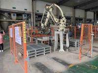 China 900bags/Hour High Efficiency Automatic Palletizer Machine NSK Bearing Robot Palletizer for sale