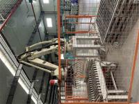 China 900bags/Hr Automatic Palletizer Machine  Robotic Palletizing Equipment For Feed Mill Bags for sale