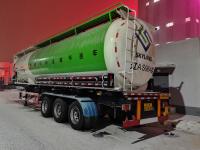 China 30 Ton Feed Bulker Engine Power 103kw Air Operated Discharging Aluminum for sale