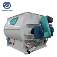 China 1ton/ Batch Double Shaft Grinder Animal Feed Mixer Machine For Cattle Feed 2 Cbm for sale