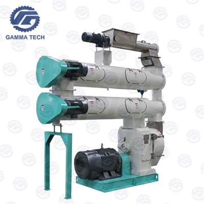 China 20TPH SKF Bearing Ring Die Granulator Large Capacity Animal Feed Production Procese for sale