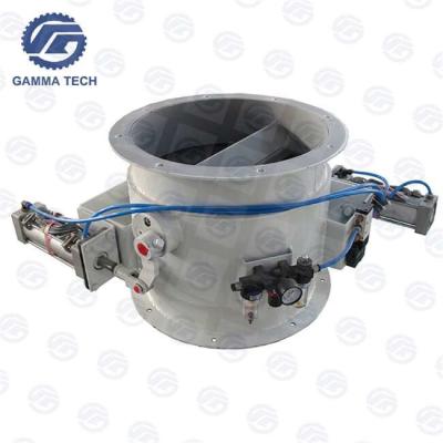 China 0.8MP TDFQ Feed Mill Machine Double Wing Cylinder Butterfly Valve for sale