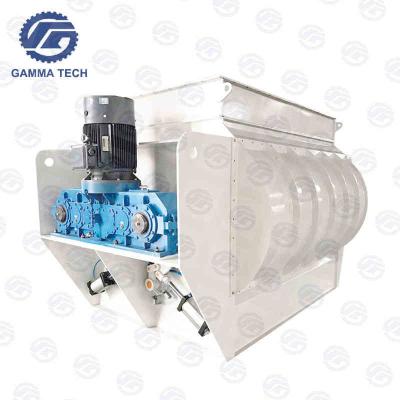 China 250kg/Batch Dual Shaft Mixer Stainless Steel Cow Feed Mixer Machine for sale