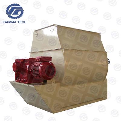 China 1.5TPH Animal Feed Mixer Machine Stainless Steel Twin Paddle Electric for sale