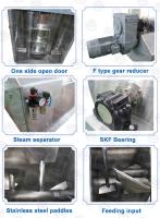 China 7.5kw Single Shaft Mixer Animal Feed Mixer Machine Single Shaft Paddle Mixer for sale