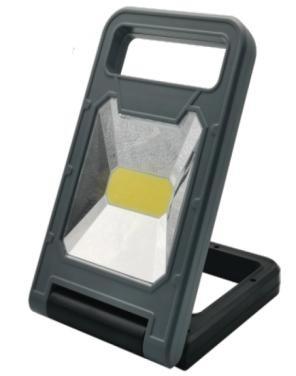 China Battery Operated Handheld Work Light Rechargeable Foldable Stand 12.7x4x20cm ABS Plastic for sale